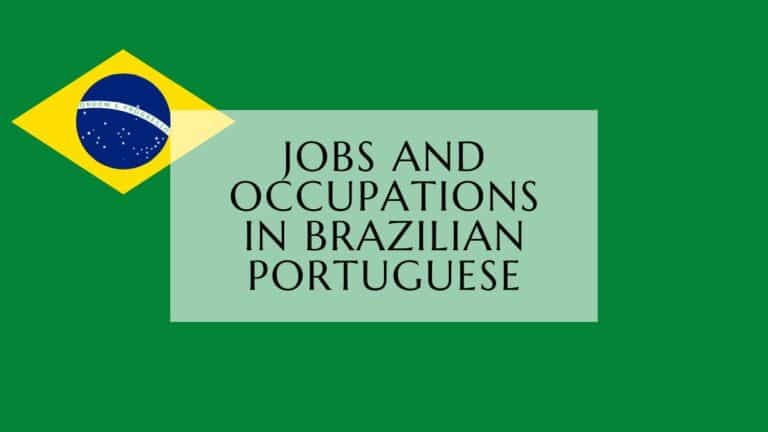 Jobs And Occupations In Brazilian Portuguese: List Of 100 Jobs