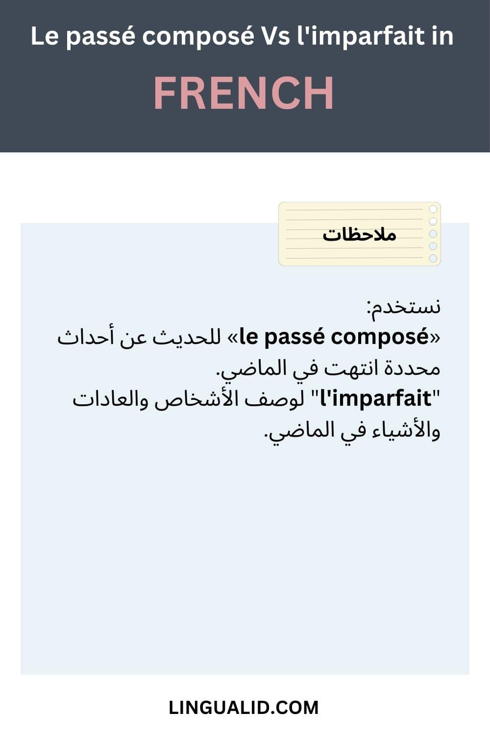 زمن الماضي غير التام في اللغة الفرنسية: الدليل الكامل - Lingualid