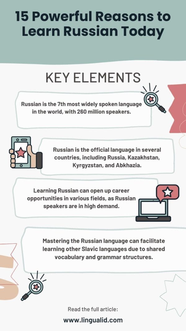 Top 15 Reasons to Learn Russian Today