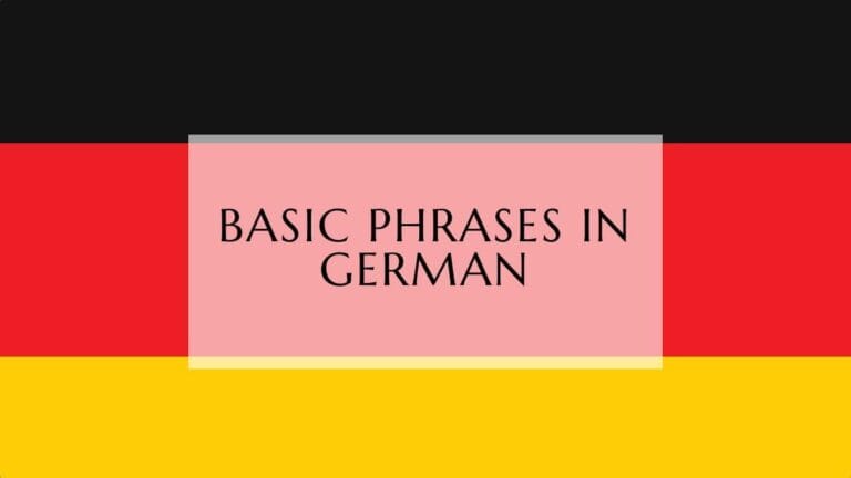 Essential Basic German Phrases for Beginners